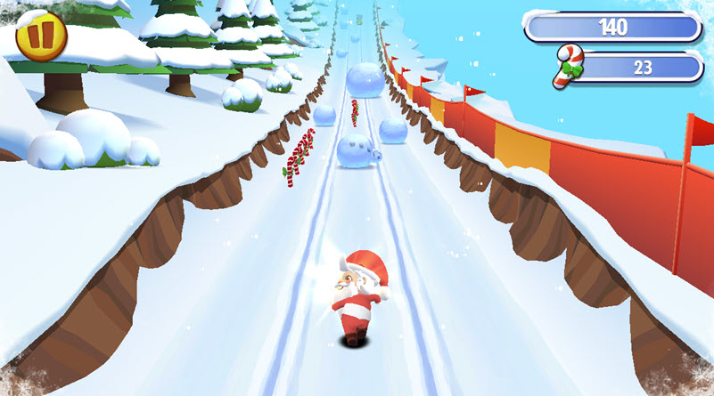 Santa Run - Play Online